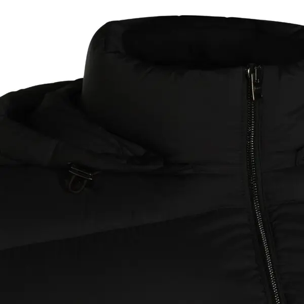 Herno Quilted Hooded Jacket - Black