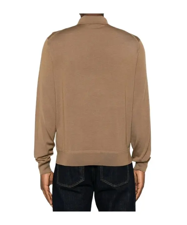 TOM FORD Long-sleeved Polo Shirt