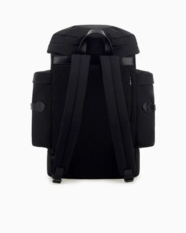Emporio Armani Leather Buckle Backpack