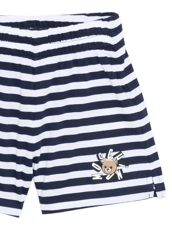 Moschino Striped Shorts Set