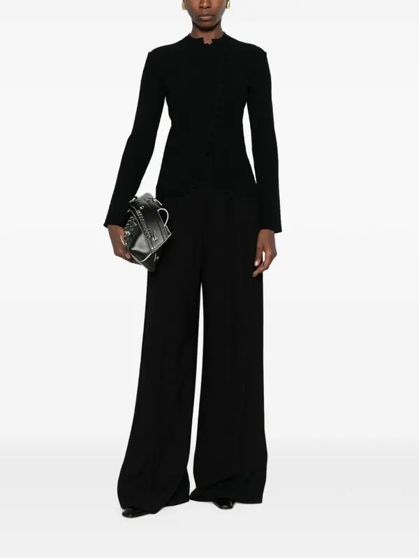 Emporio Armani Double Ottoman Blazer With Wavy Texture