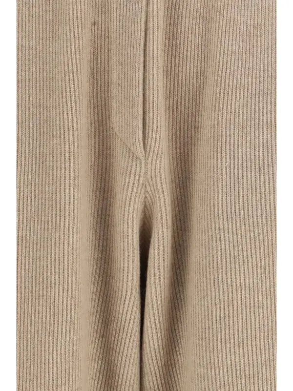 Brunello Cucinelli Elastic Waist Wide-leg Casual Pants