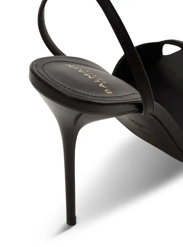 Balmain Anthem Leather Sandals
