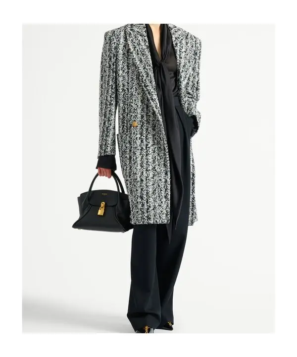 Balmain Silk Shirt With Tie Detail