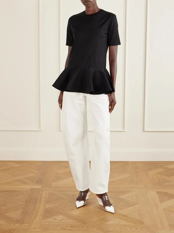Alaïa Peplum Hem Top