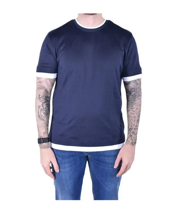 Eleventy Short-sleeved T-shirt - Blue