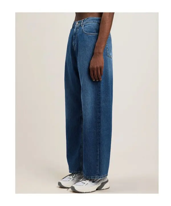 Palm Angels Logo Back Wide-leg Jeans