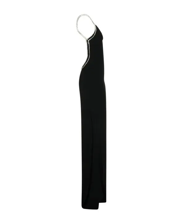 TOM FORD Embellished Strappy V-neck Gown