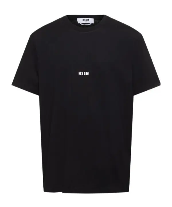 MSGM Crewneck Short-sleeve T-shirt - Black