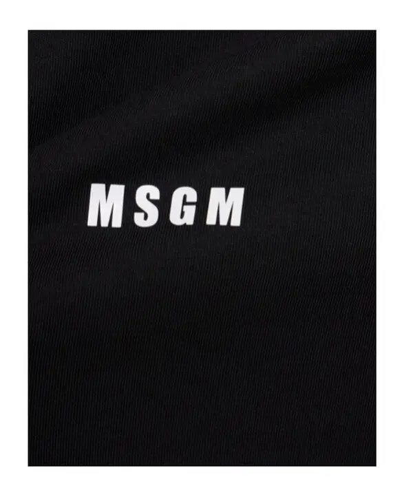 MSGM Crewneck Short-sleeve T-shirt
