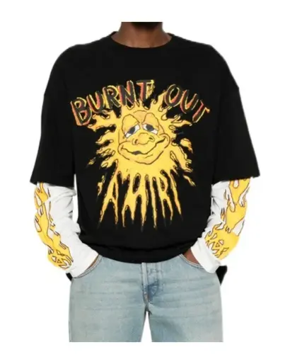 Amiri Burnt Out Lj T-shirt