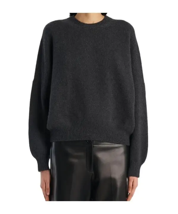 Khaite Long-sleeve Crew-neck Sweater