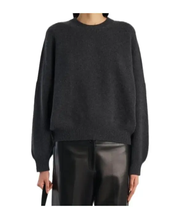 Khaite Long-sleeve Crew-neck Sweater