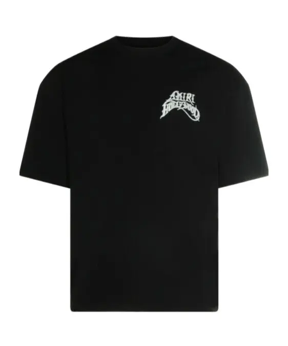 Amiri Hollywood Lj Skate Cotton T-shirt - Black