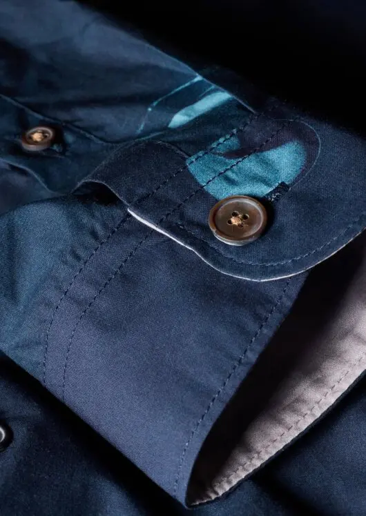 Paul Smith Sunbleached Snaps Poplin Shirt