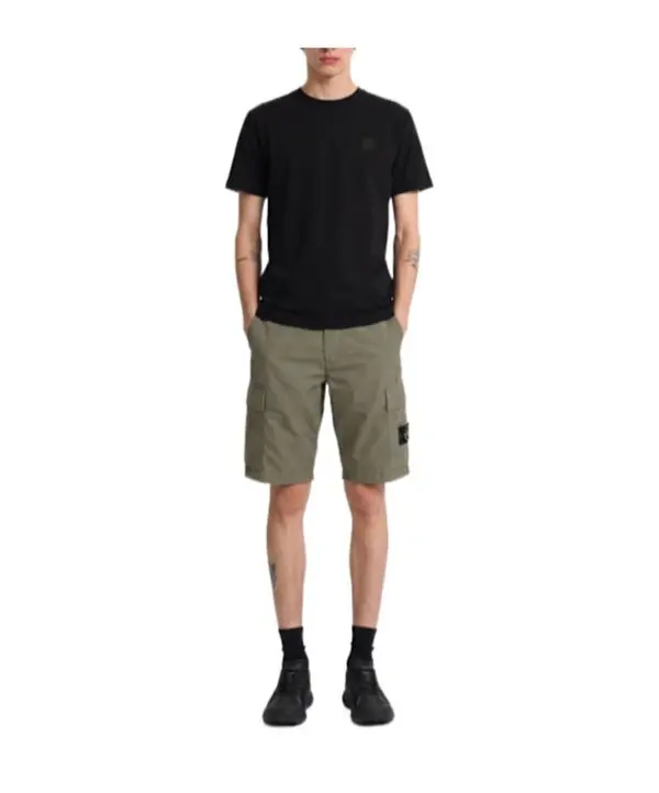 Stone Island Cotton Crew Neck Short Sleeve Tee