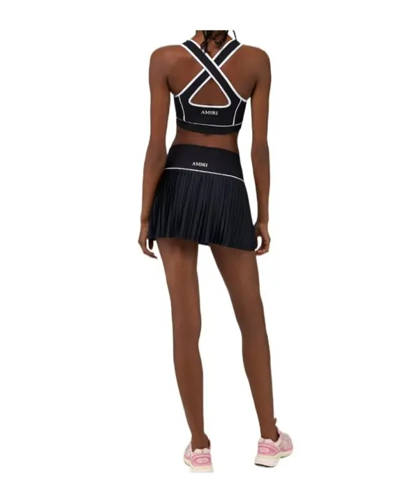 Amiri Logo-print Crossover-strap Sports Bra