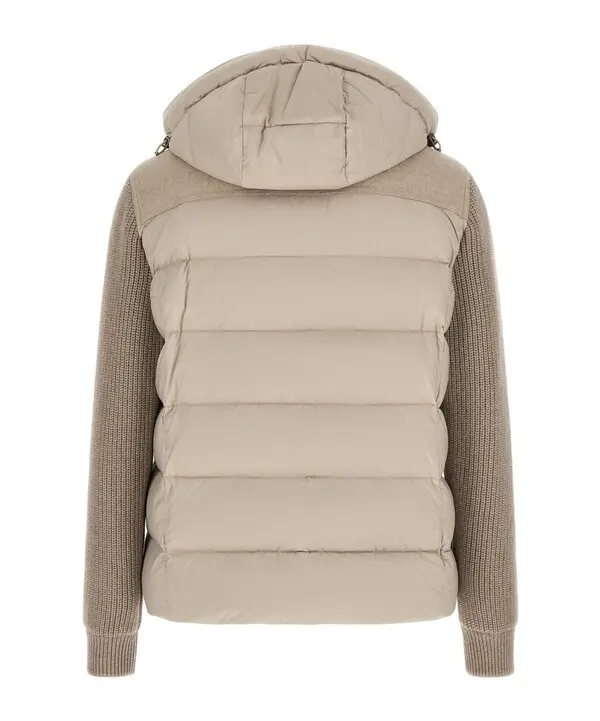 MOORER Zippered Down Jacket