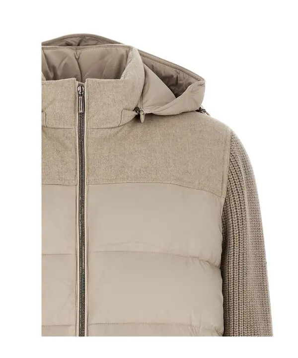 MOORER Zippered Down Jacket
