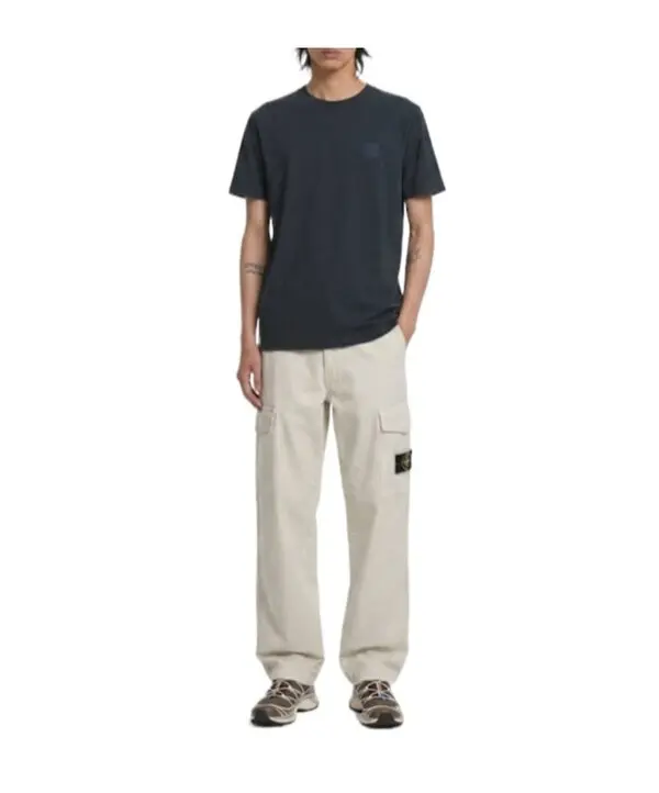 Stone Island Cotton Crew Neck Short Sleeve Tee
