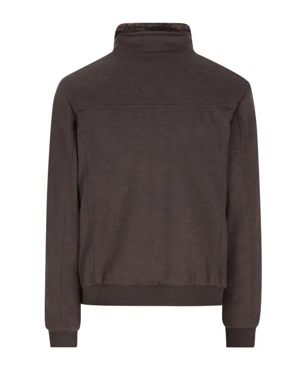 MOORER Fleece-lined Zip-up Jacket - No