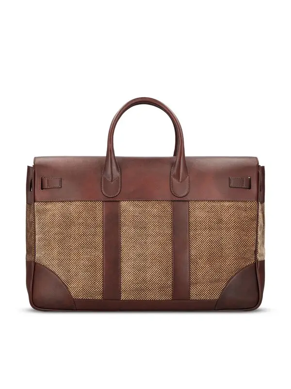 Brunello Cucinelli Herringbone Tote Bag