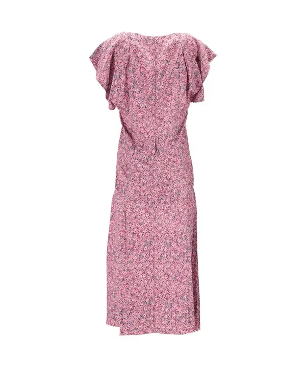 Isabel Marant Étoile Cacia Floral-print Asymmetric Midi Skirt