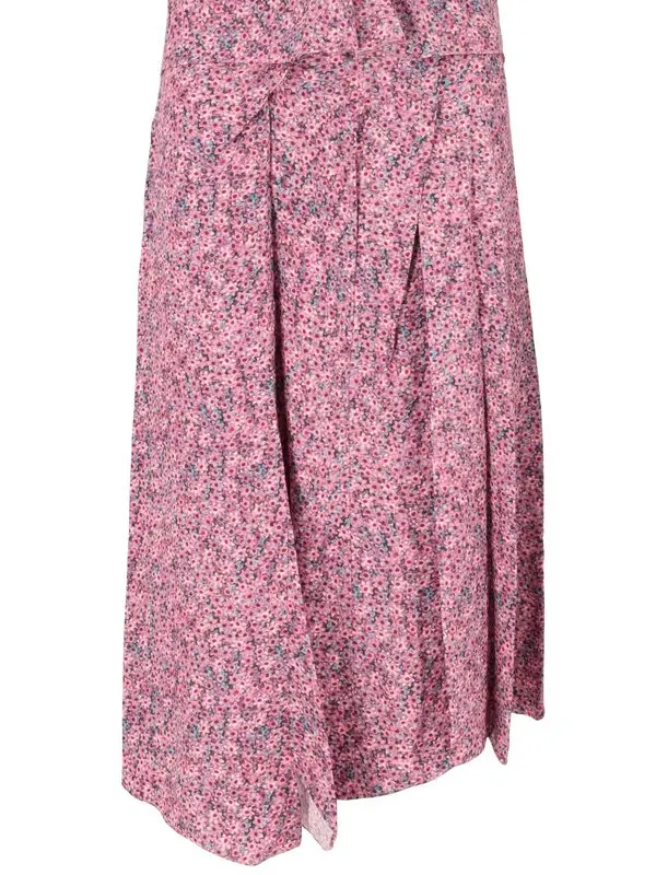Isabel Marant Étoile Cacia Floral-print Asymmetric Midi Skirt