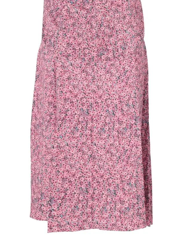 Isabel Marant Étoile Cacia Floral-print Asymmetric Midi Skirt