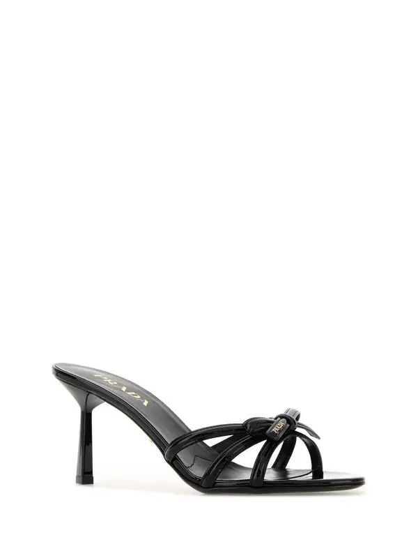 Prada Open Toe Slingback High Heel Sandals
