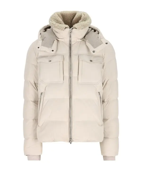 MOORER Hooded Padded Down Jacket