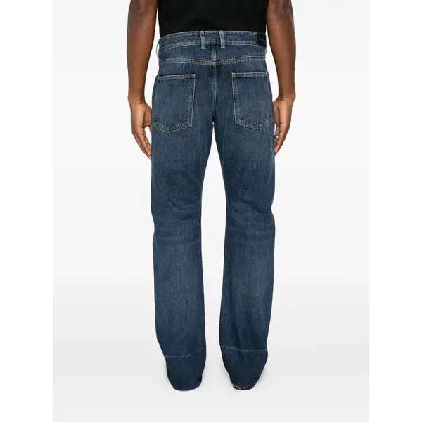 Givenchy Faded-wash Raw-cut Jeans
