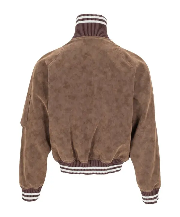 Palm Angels Zip-up Casual Jacket