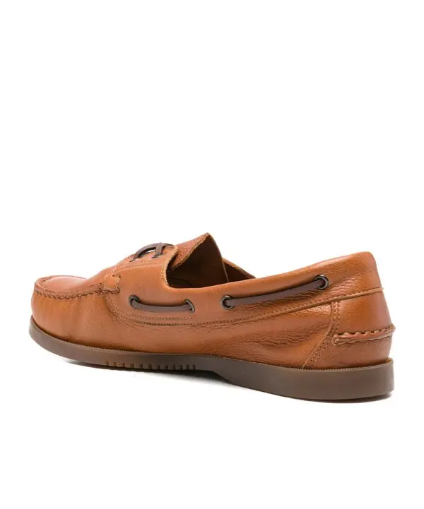 Paraboot Lace-up Leather Boat Shoes
