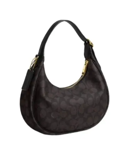 COACH Emily Shoulder Bag In Signature Canvas - Black