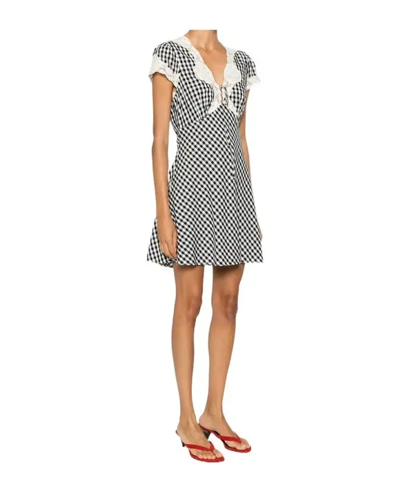 Rixo Plaid Dress