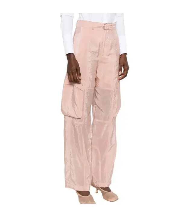 THE FRANKIE SHOP Belted Straight-leg Cargo Trousers