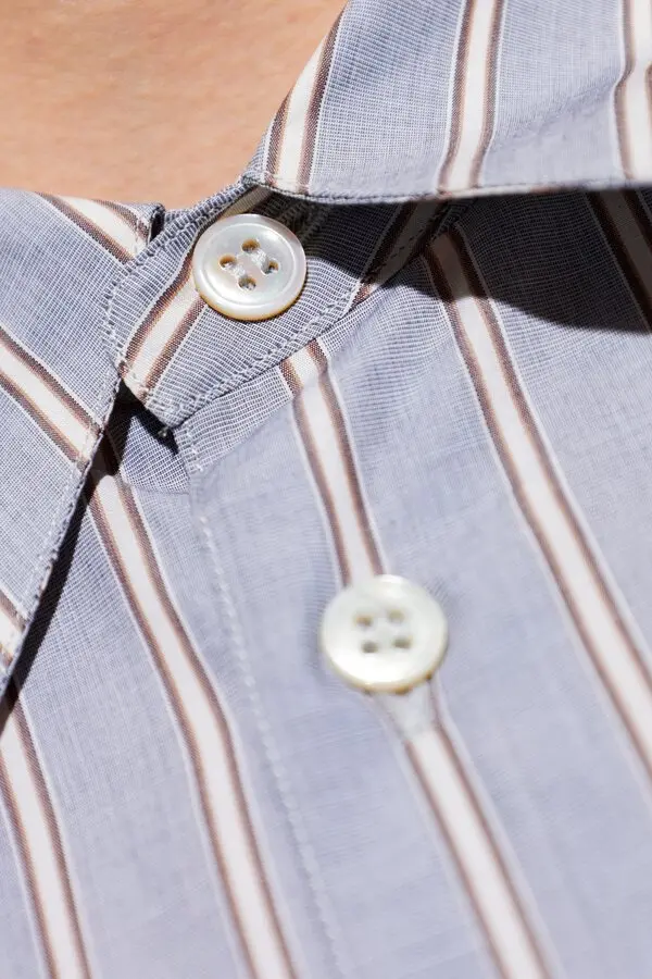 Studio Nicholson Striped Long-sleeve Shirt