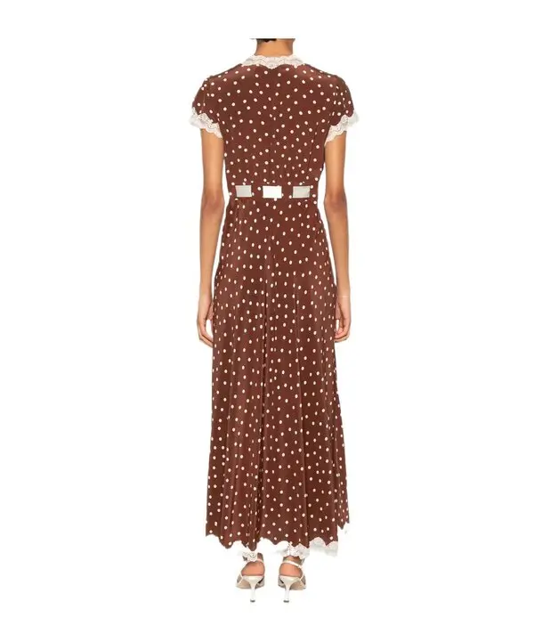 Rixo Polka-dot Dress
