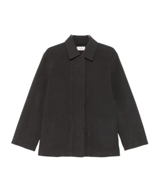 THE ROW Baeza Concealed-fastening Jacket - Black