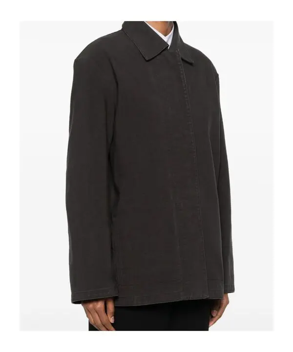 THE ROW Baeza Concealed-fastening Jacket - Black