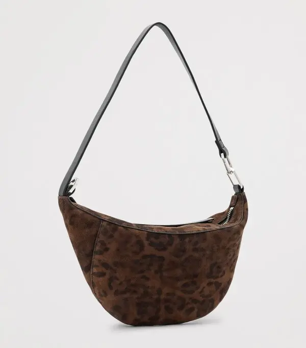 ALLSAINTS Micro Suede Luna Leppo Shoulder Bag