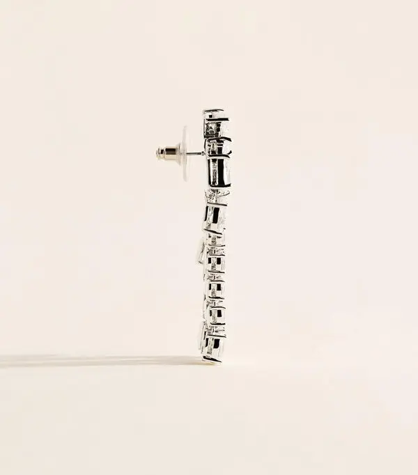 SELF-PORTRAIT Crystal Embellished Drop Earrings