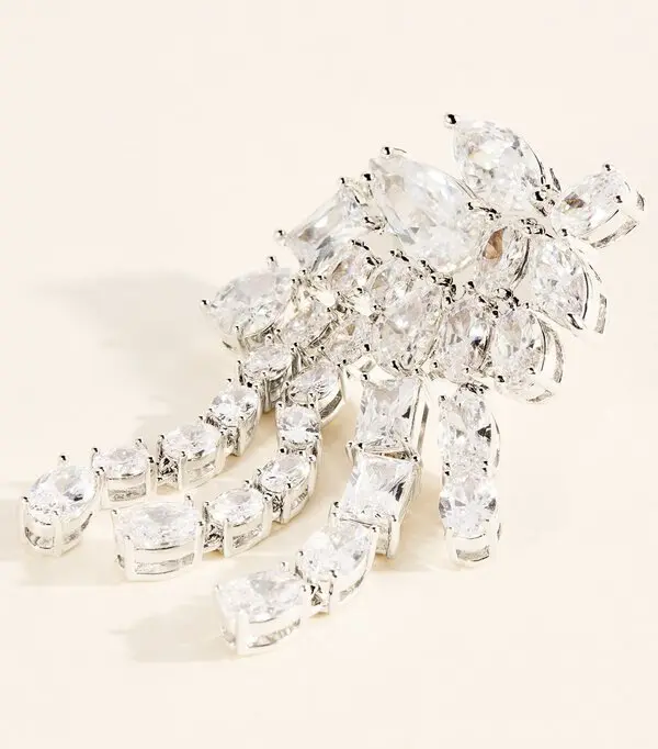 SELF-PORTRAIT Crystal Embellished Drop Earrings