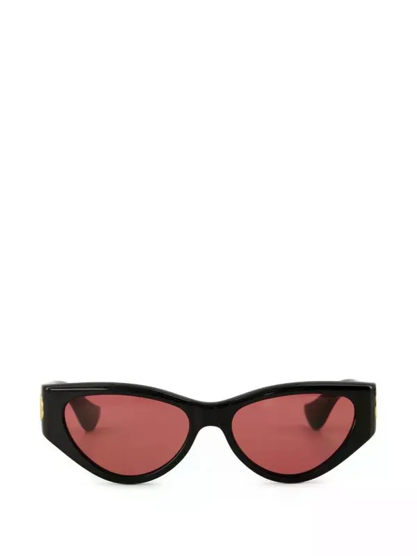Valentino Garavani Vlogo Plaque Cat-eye Sunglasses - Black