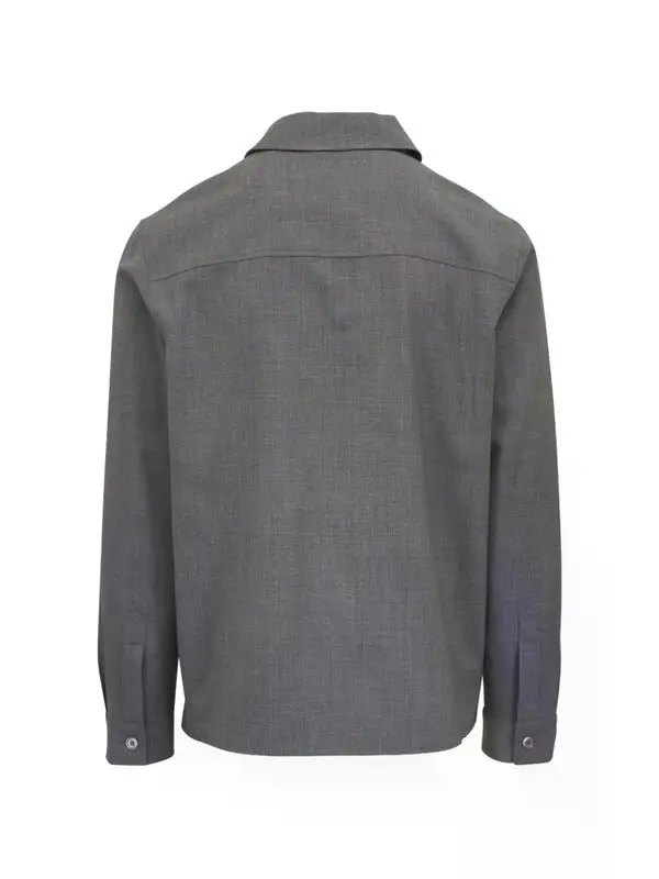 Marco Pescarolo Crepe-texture Zip-up Jacket