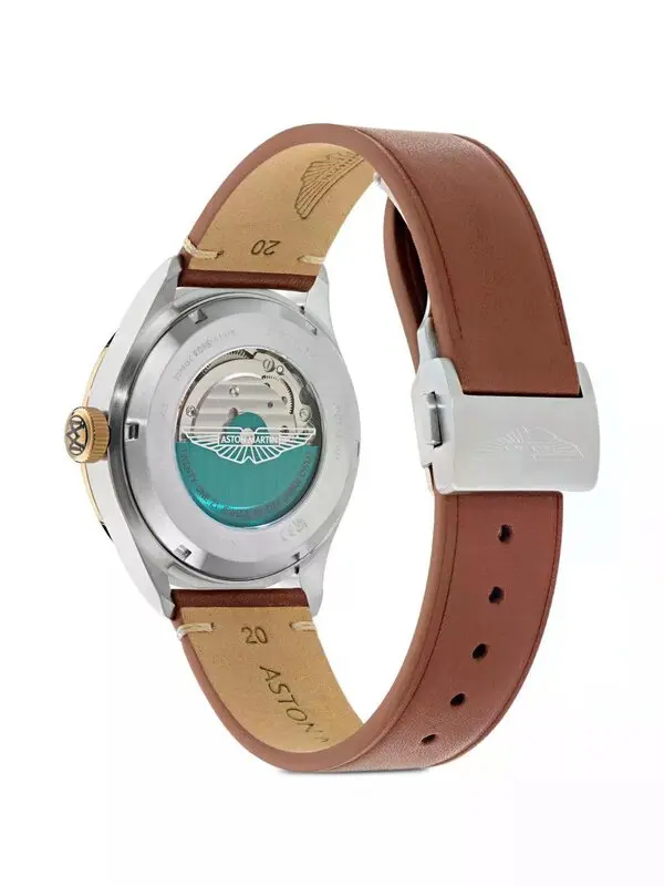 ASTON MARTIN WATCHES Perforated Leather Watch