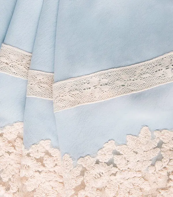 Rixo Lace-trim Maxi Skirt