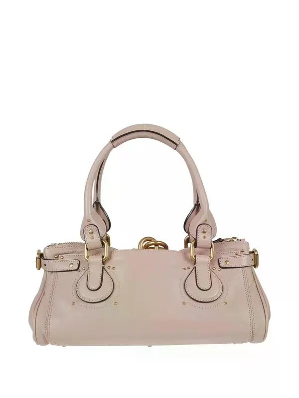 Chloé Paddington Leather Tote Bag - Pink