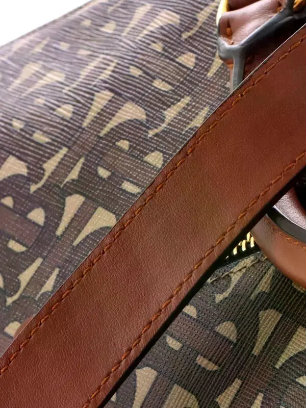 Burberry Monogram E-canvas Zip Briefcase